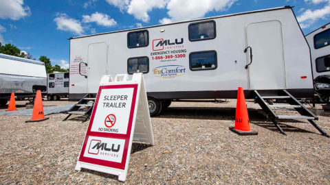 Workforce Base Camp Bunkhouse Sleep Trailer Equipment