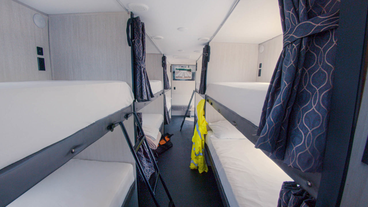 Workforce Base Camp Bunkhouse Sleep Trailer Equipment